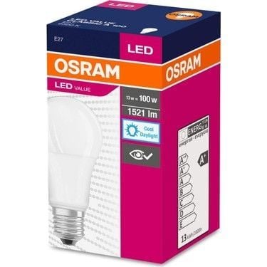 - OSRAM - Led Value CLA100 13W E27 Duy Ampul Beyaz 6500K - 1li Paket - 72,00 TL